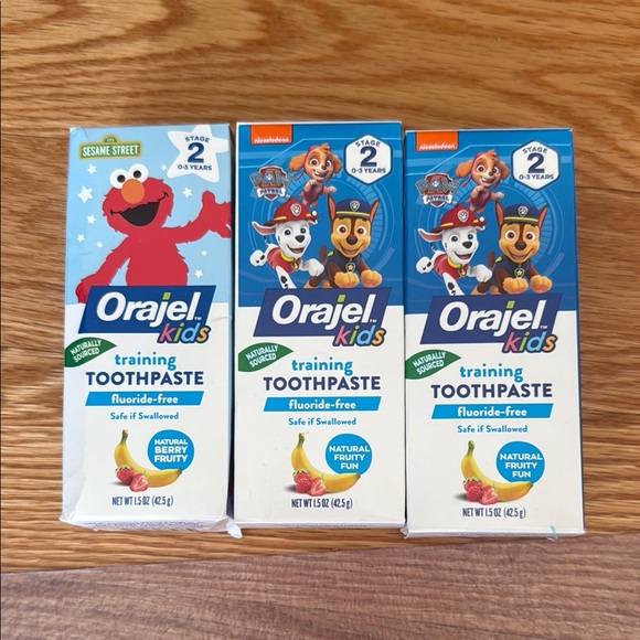 Other | Orajel Kids Training Toothpaste Set | Poshmark